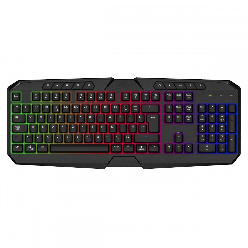 CIT Raptor Rainbow LED Gaming Keyboard Mouse Headset And Pad Combo Set ...